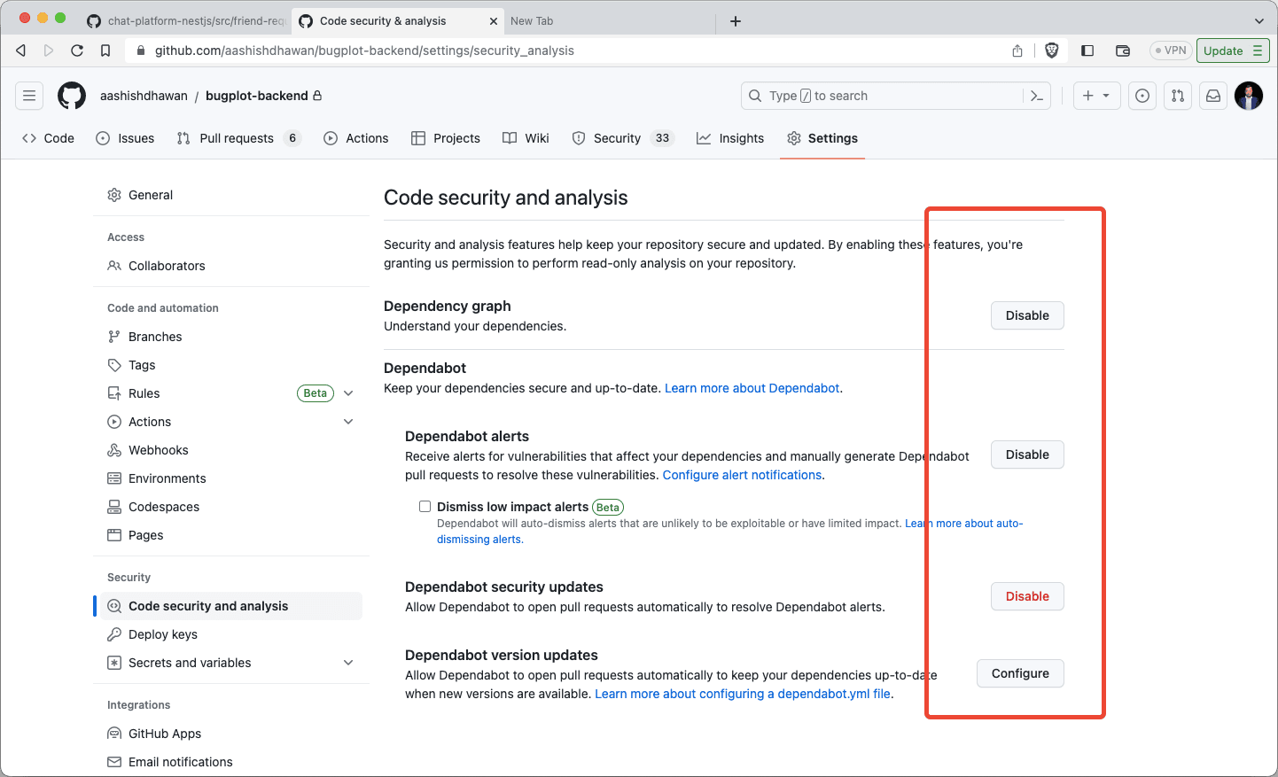 Managing github repositories - Best Practices