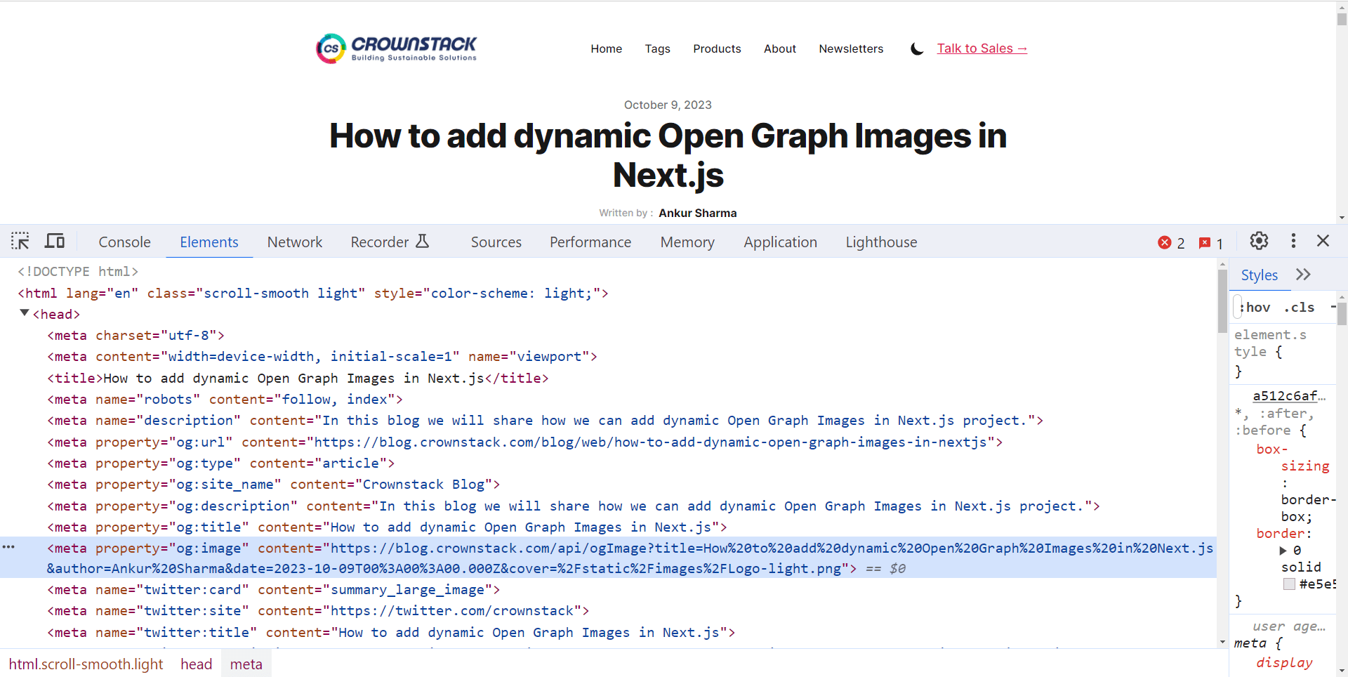 How to add dynamic Open Graph Images in Next.js