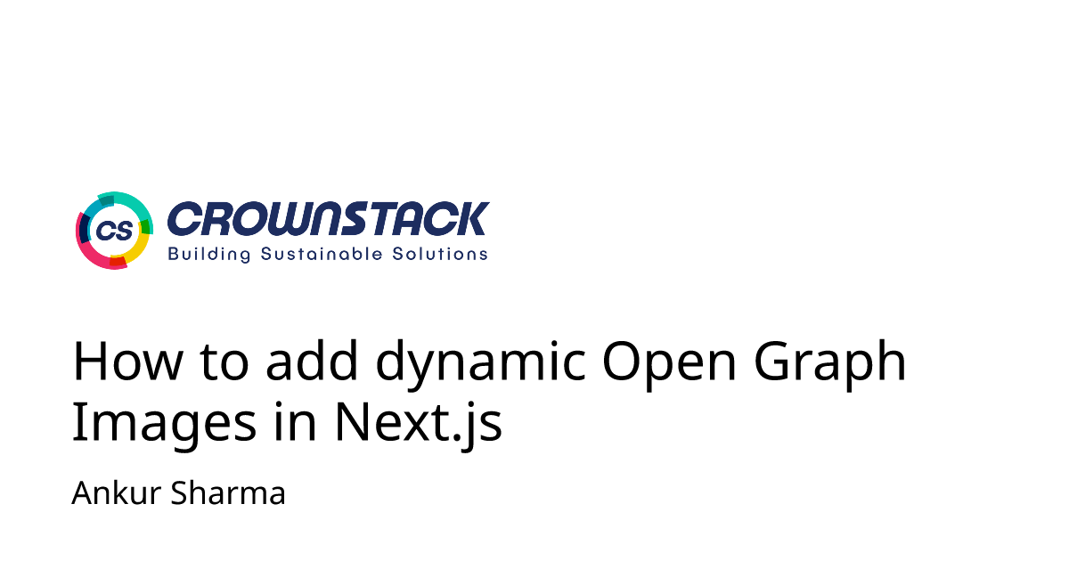 How to add dynamic Open Graph Images in Next.js